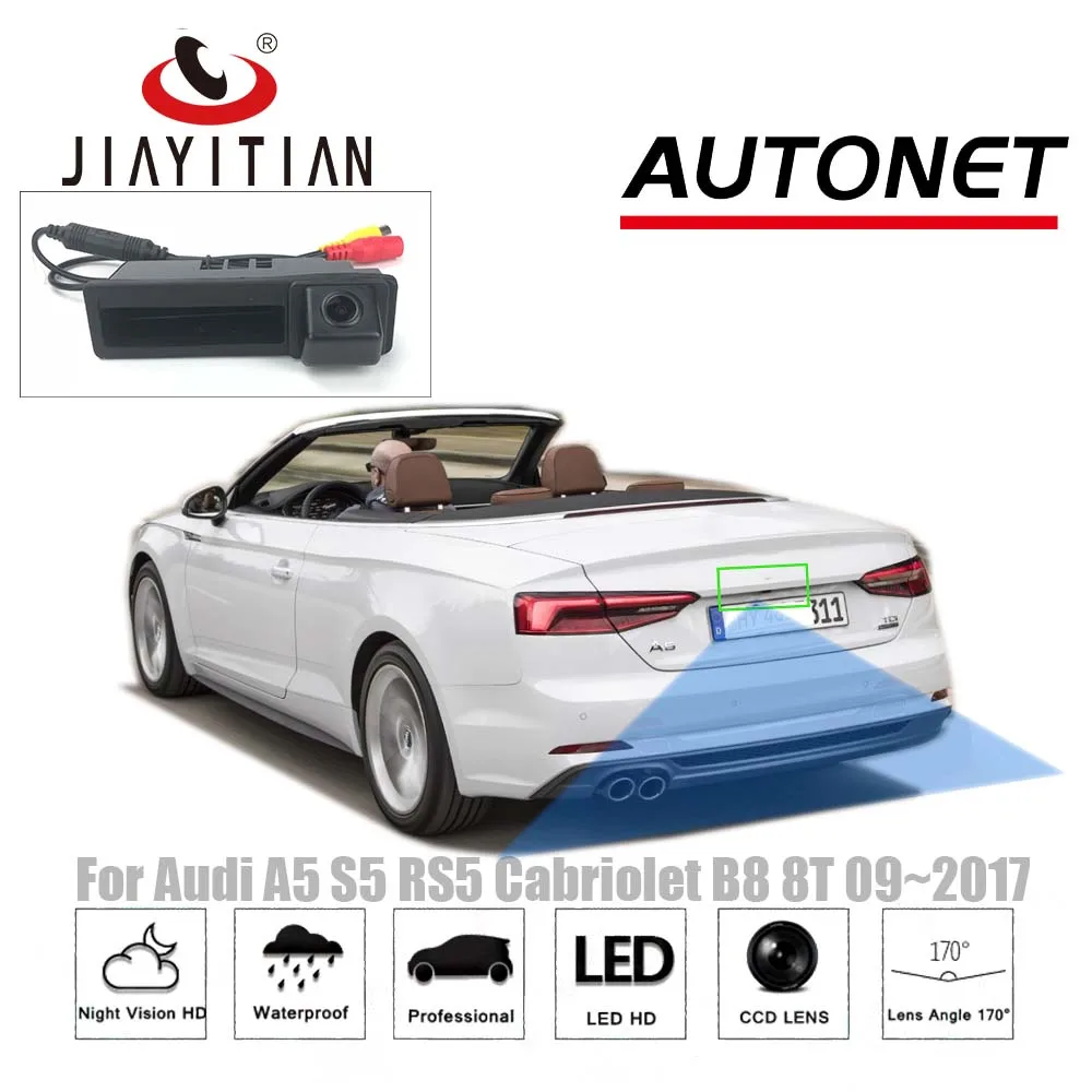 JIAYITIAN Rear View Trunk Handle Camera For Audi A5 S5 RS5 Cabriolet B8 ...
