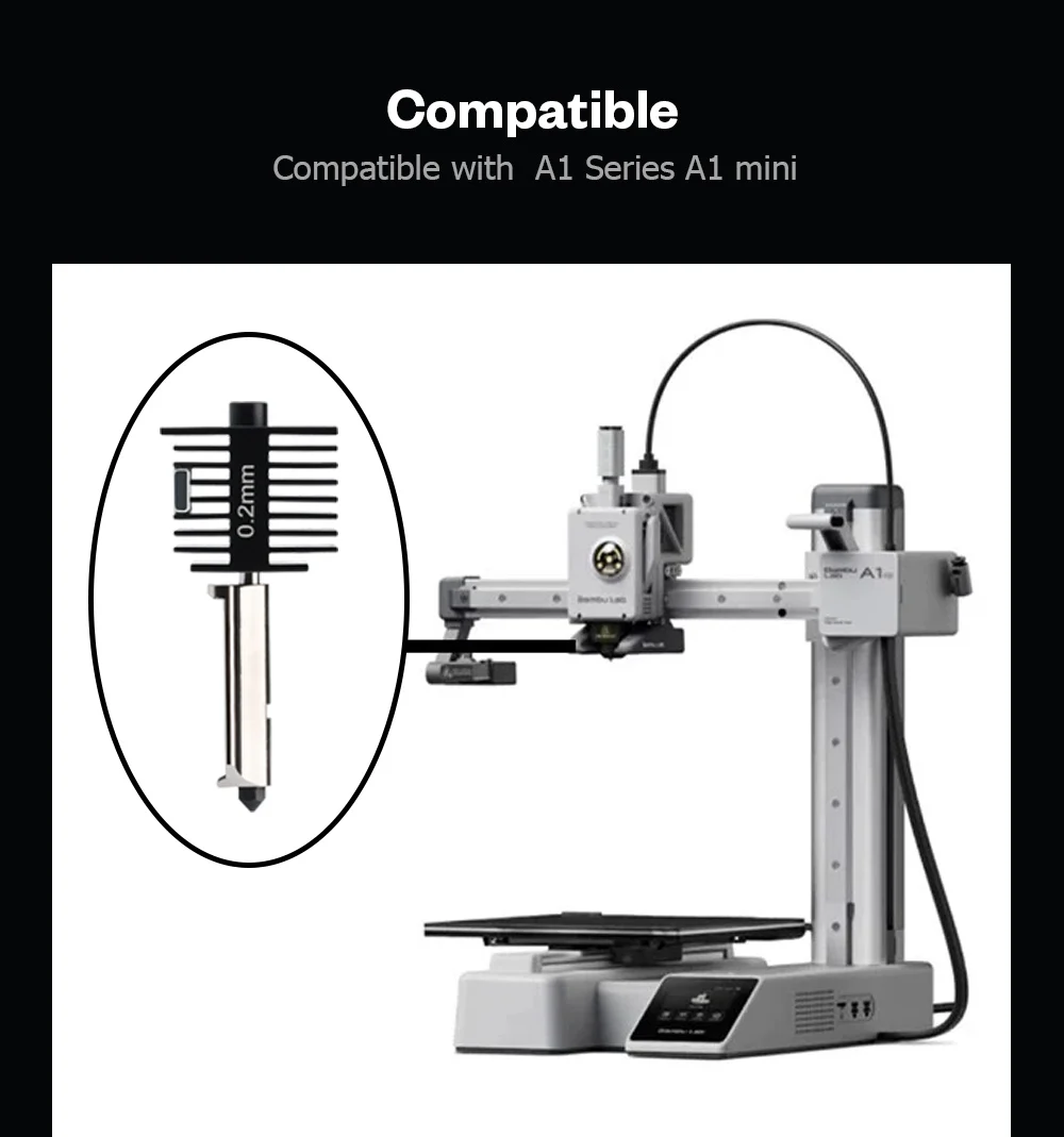 A1 mini Hotend Kit for A1 / A1 Mini 3D Printer