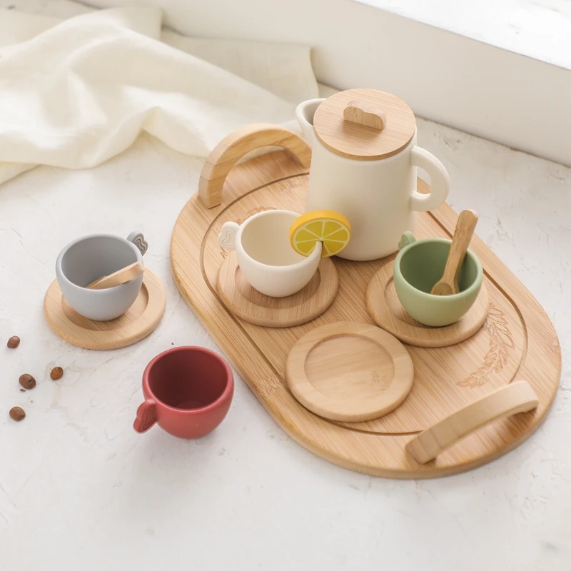 Kids-Wooden-Afternoon-Tea-Set-Montessori-Toy-Children-Playing-House ...