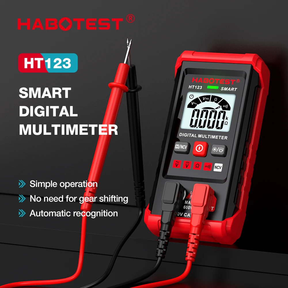 HABOTEST-HT123-Digital-Multimeter-AC-DC-Voltage-Resistance-Continuity ...