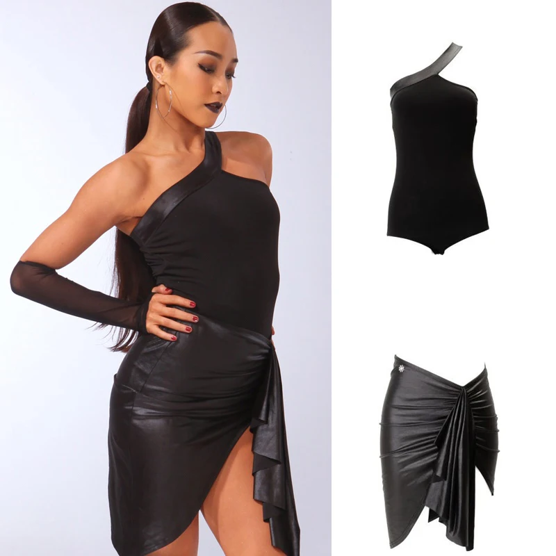 2024-New-Latin-Dance-Competition-Clothing-For-Women-Sexy-Tops-Split ...