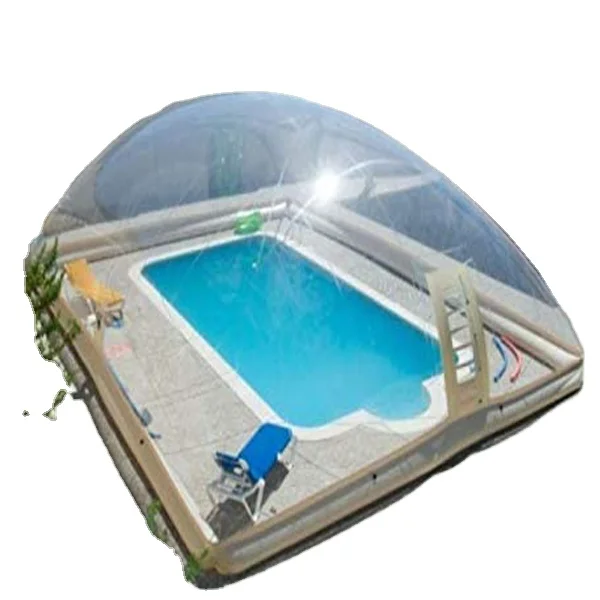 Outdoor-Clear-Swimming-Pool-Cover-Tent-Transparent-Inflatable-Air-Dome ...