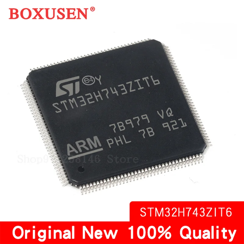 1-5Pcs Novo 100% Original STM32H743ZIT6 LQFP-144 STM32H STM32H Circuitos Amplificador ...