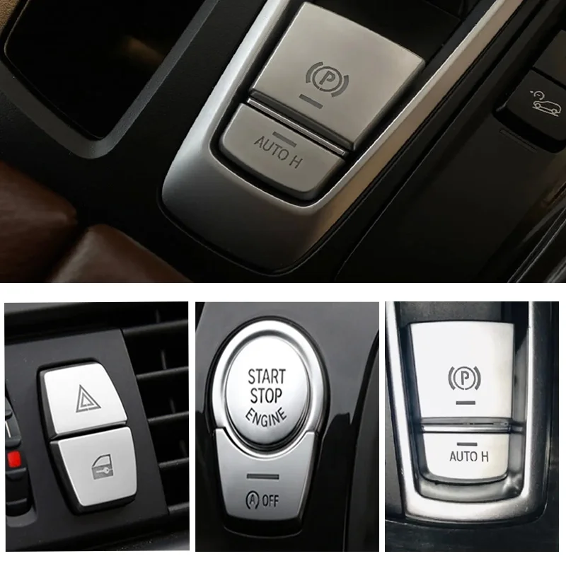 Car-Warning-Light-button-Handbrake-AUTO-H-Start-stop-engine-button-knob ...
