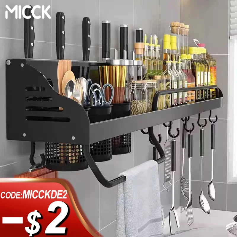 Aluminum Kitchen Accessories Set | Spice Rack Kitchen Accessories ...