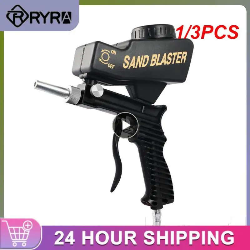 1-3PCS-Adjustable-Sandblasting-Gun-90psi-Portable-Sand-Blaster-Sand ...