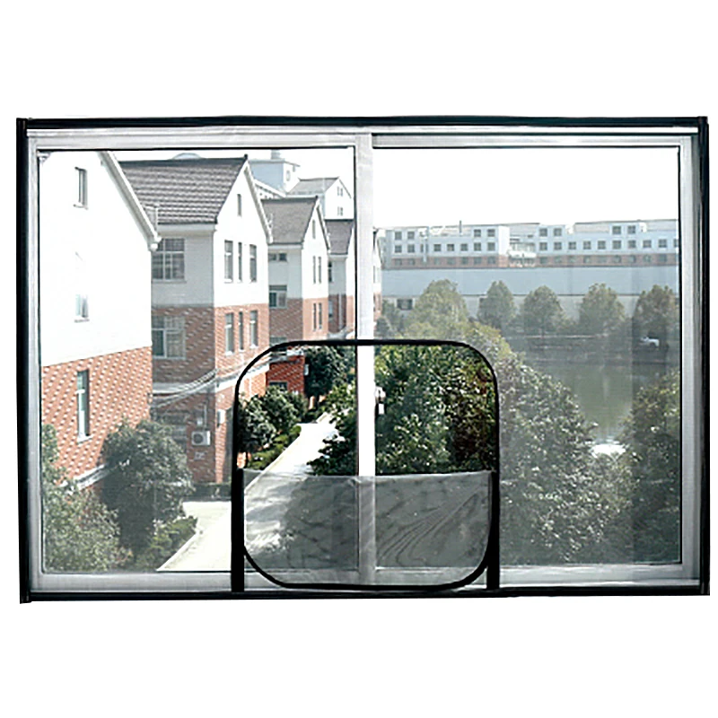 U-shaped-zipper-screen-self-adhesive-mosquito-net-for-window-tulle ...