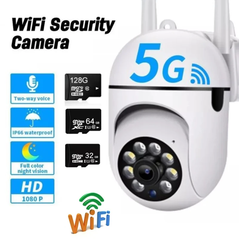 Ip Camera 2.4g 5g Wireless Wifi Dual Band Night Vision Video ...