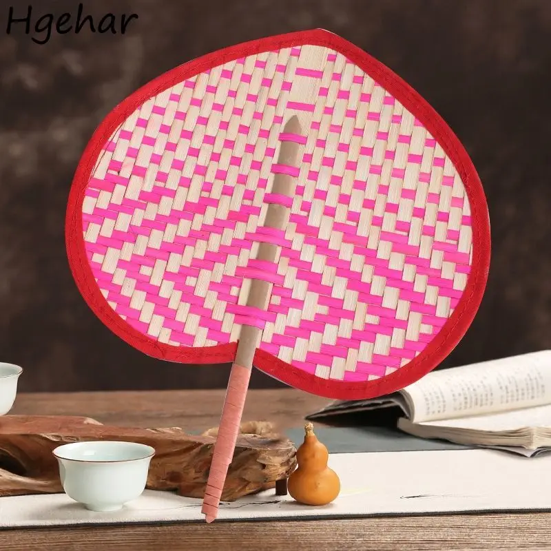 Handmade Woven Hand Fans Summer Vintage Classical Natural Bamboo Fan ...