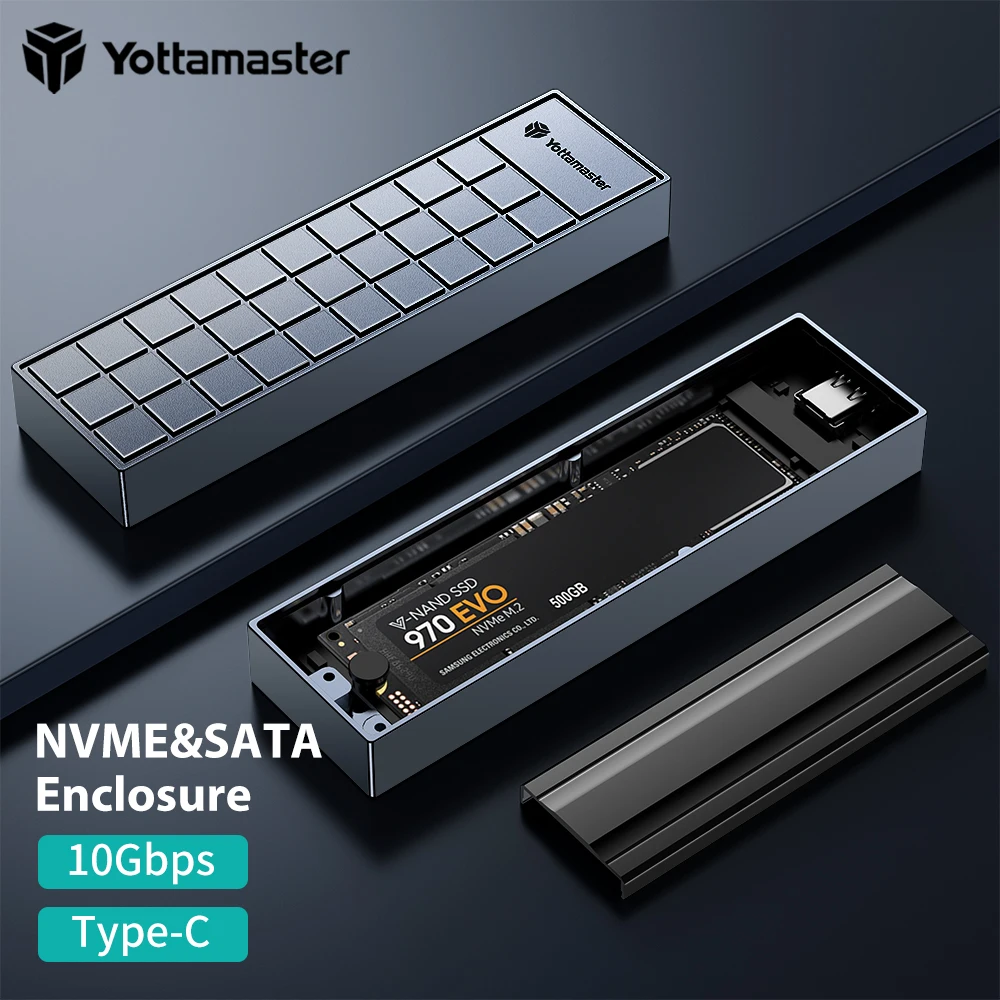 Yottamaster-NVMe-SATA-SSD-Case-HDD-Enclosure-Mobile-Hard-Drive-Cases ...