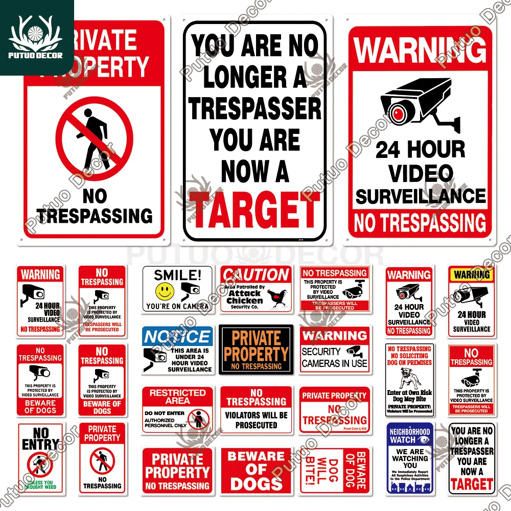 Free Printable Trespassing Signs | Funny Trespassing Signs Sale - Tin ...