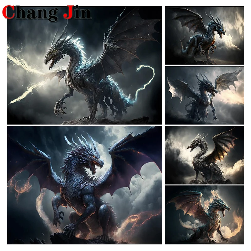 Cool Black Dragons