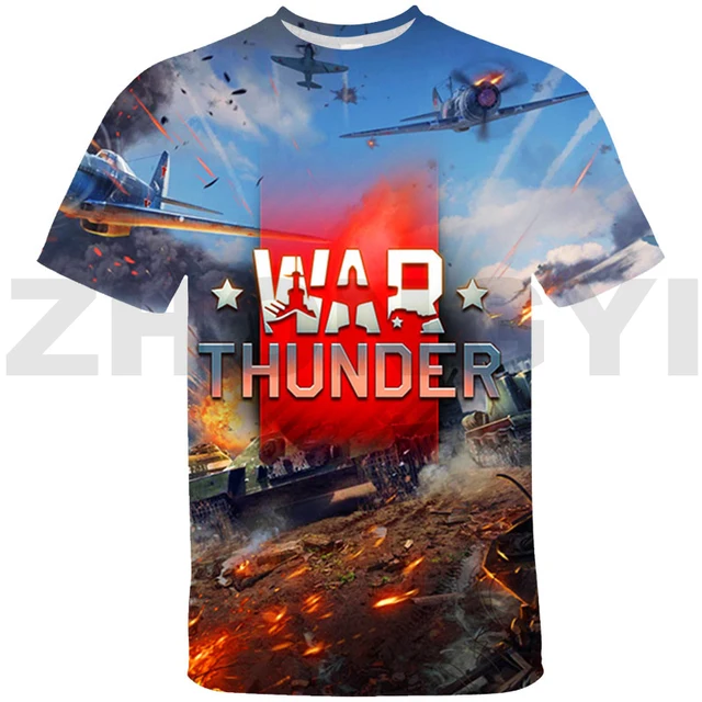 Hip Hop 3D Print Anime World of Tanks Tshirt War Thunder T Shirt Kids ...