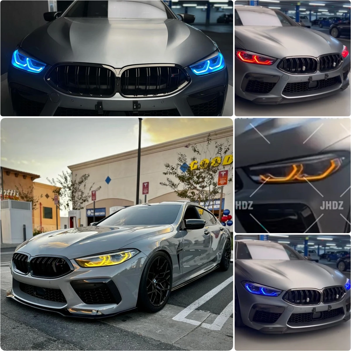 NON RGB CSL Amber Yellow Blue Red LED Boards For 2019-2023 BMW M8 G15 ...