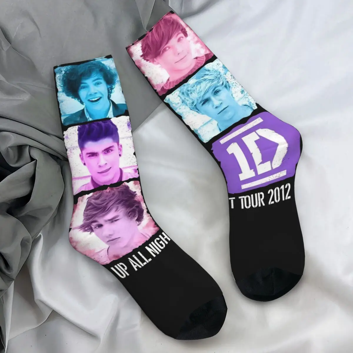 Teesblack-Ones-Music-And-Directions-Socks-Winter-Stockings-Leisure ...