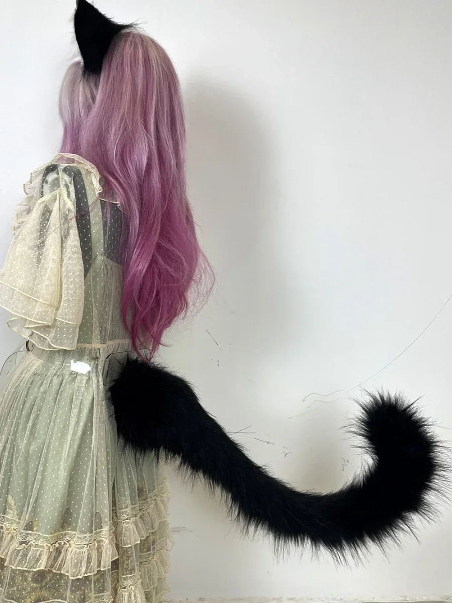 Electric-Tail-Movable-Cat-Tail-Cosplay-Accessory-for-Halloween-Fancy ...
