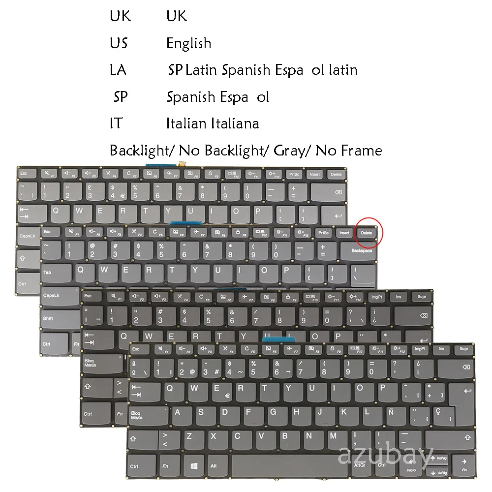 Teclado-de-computadora-port-til-para-Lenovo-Ideapad-S340-14api-S340 ...