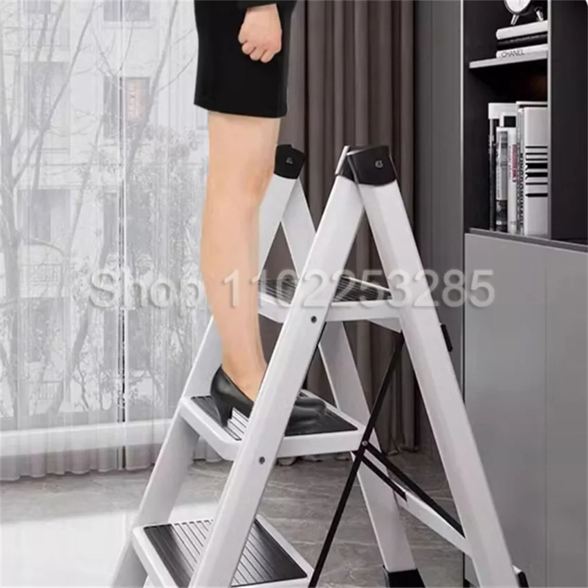 Escalera plegable multifuncional 2/3, escalera plegable para casa ...
