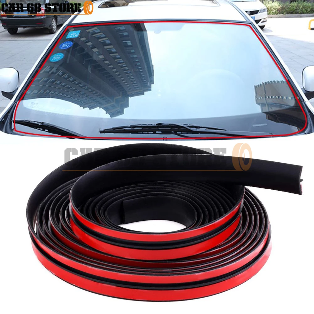 Car Rubber Seal Strips Auto Seal Protector Sticker Window Edge ...
