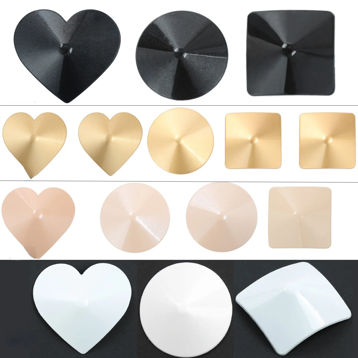 Metal-Nipple-Covers-Breast-Chest-Pasties-Stickers-Round-Square-Heart ...