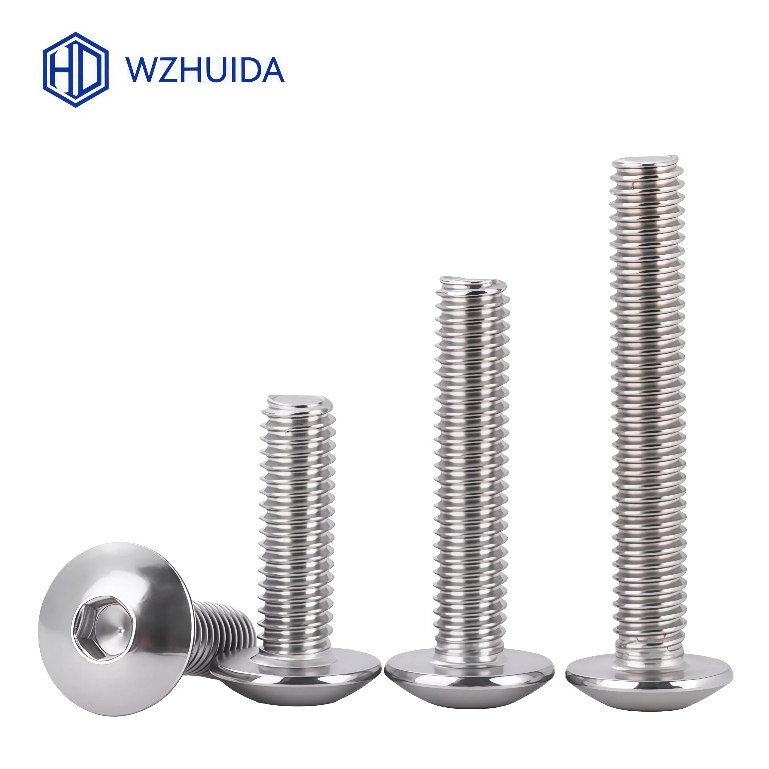 Hex Round Pan Head Screws Hexagon Mushroom Socket Button Head Bolt ...