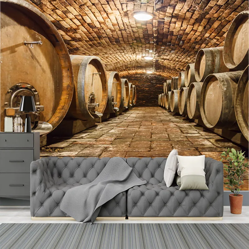 Cask-Cellar-Tunnel-3D-living-room-bedroom-custom-self-adhesive ...