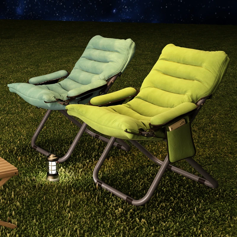 Couple In Moon Beach Chairs