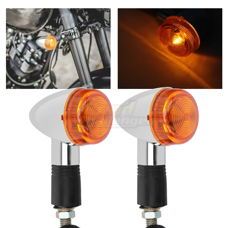 Motorcycle Turn Signal Indicator Light Suzuki - 2pcs 12v Universal ...