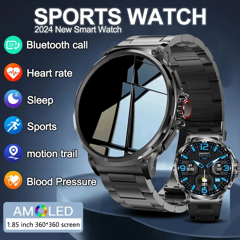2024-NEW-Smart-Watch-1-85-HD-AMOLED-Display-710mAH-Bluetooth-Call-Military-grade-Toughness ...