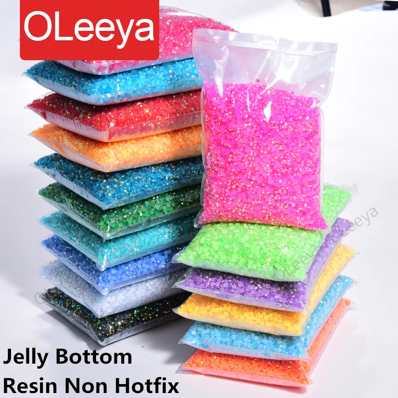 Wholesale-Jelly-AB-Resin-Non-Hotfix-Rhinestones-Glitters-Flatback ...
