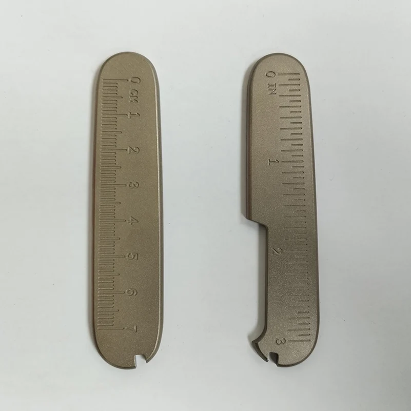 2024-NEW-With-Ruler-Titanium-Material-Knife-Handle-Scales-For-91MM ...