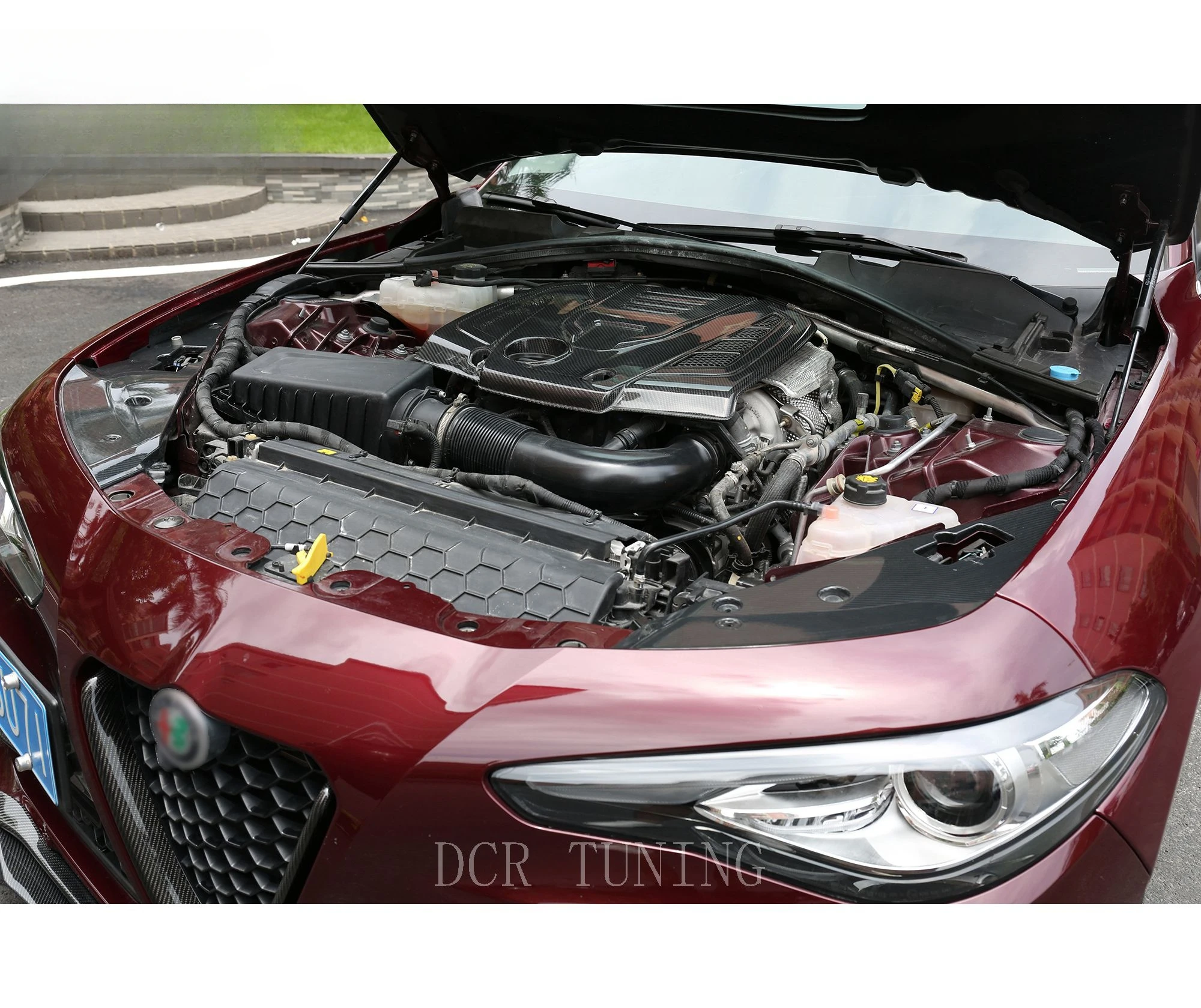 Alfa-Romeo-Giulia-for-Engine-Cover-Car-Front-Engine-Hood-Dust-Cover ...