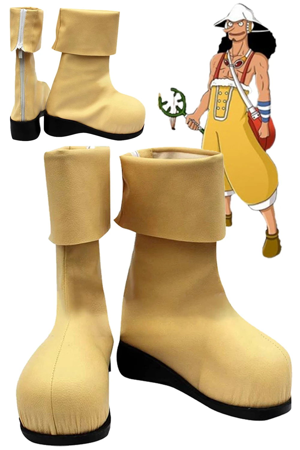Usopp Cosplay Fantasia Shoes Live Action TV One Cosplay Piece Disguise ...