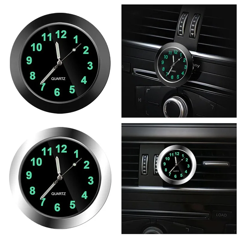 Mini-Watch-for-Car-Quartz-Clock-Mini-Electronic-Clock-Waterproof ...