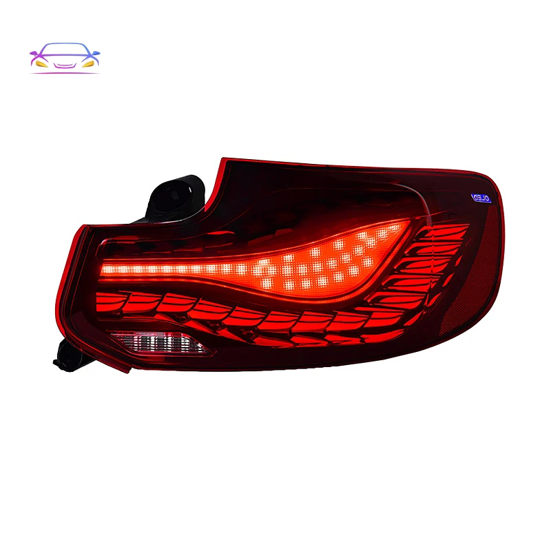 For BMW 2014-2020 M2C F22 F23 F87 Tail Lights Assembly Led Double Loong ...