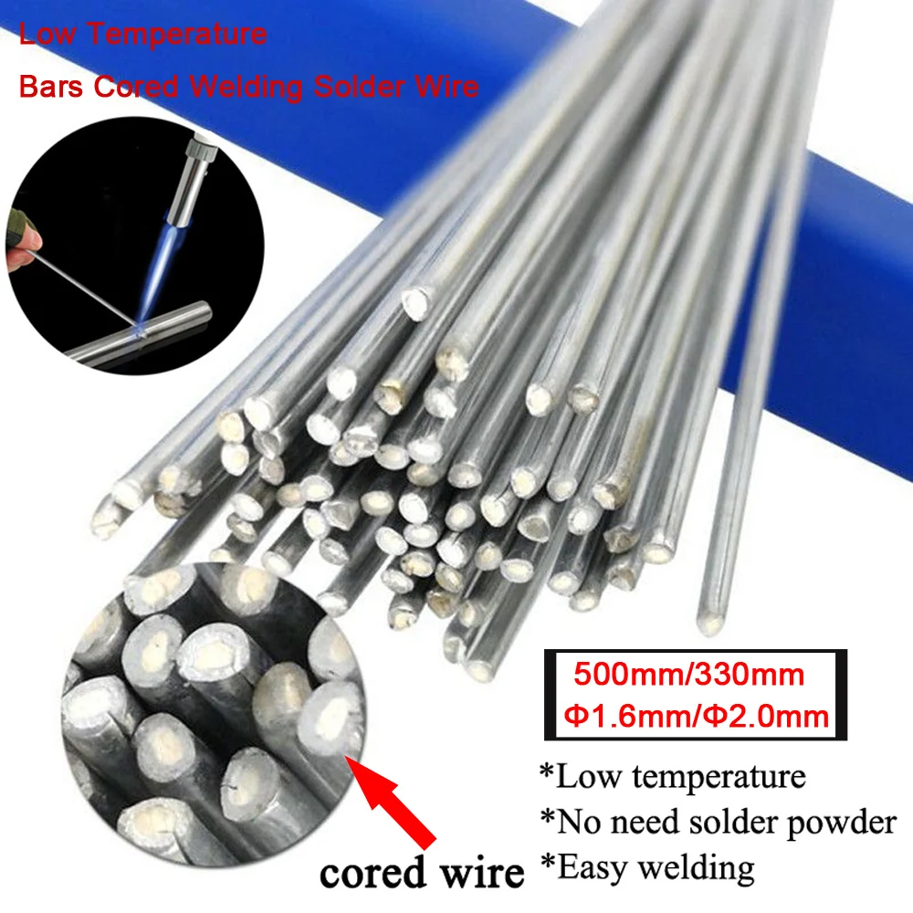 33-50cm-Low-Temperature-Easy-Melt-Aluminum-Welding-Rods-Weld-Bars-Cored ...