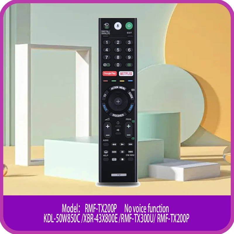 RMF-TX200P Sub RMF-TX200T RMF-TX200C RMF-TX300U Remote Control For Sony ...