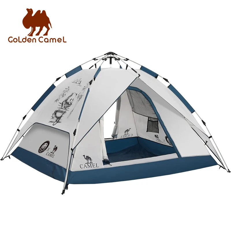 GOLDEN-CAMEL-Outdoor-3-4-People-Camping-Tent-Portable-Folding-Automatic-Tents-Quick-Open-Picnic ...