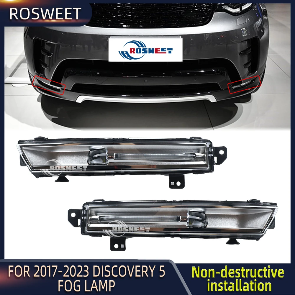 Fog Lamp For Land Rover Discovery 5 L462 2017 2018 2019 2020 2021 2022 ...