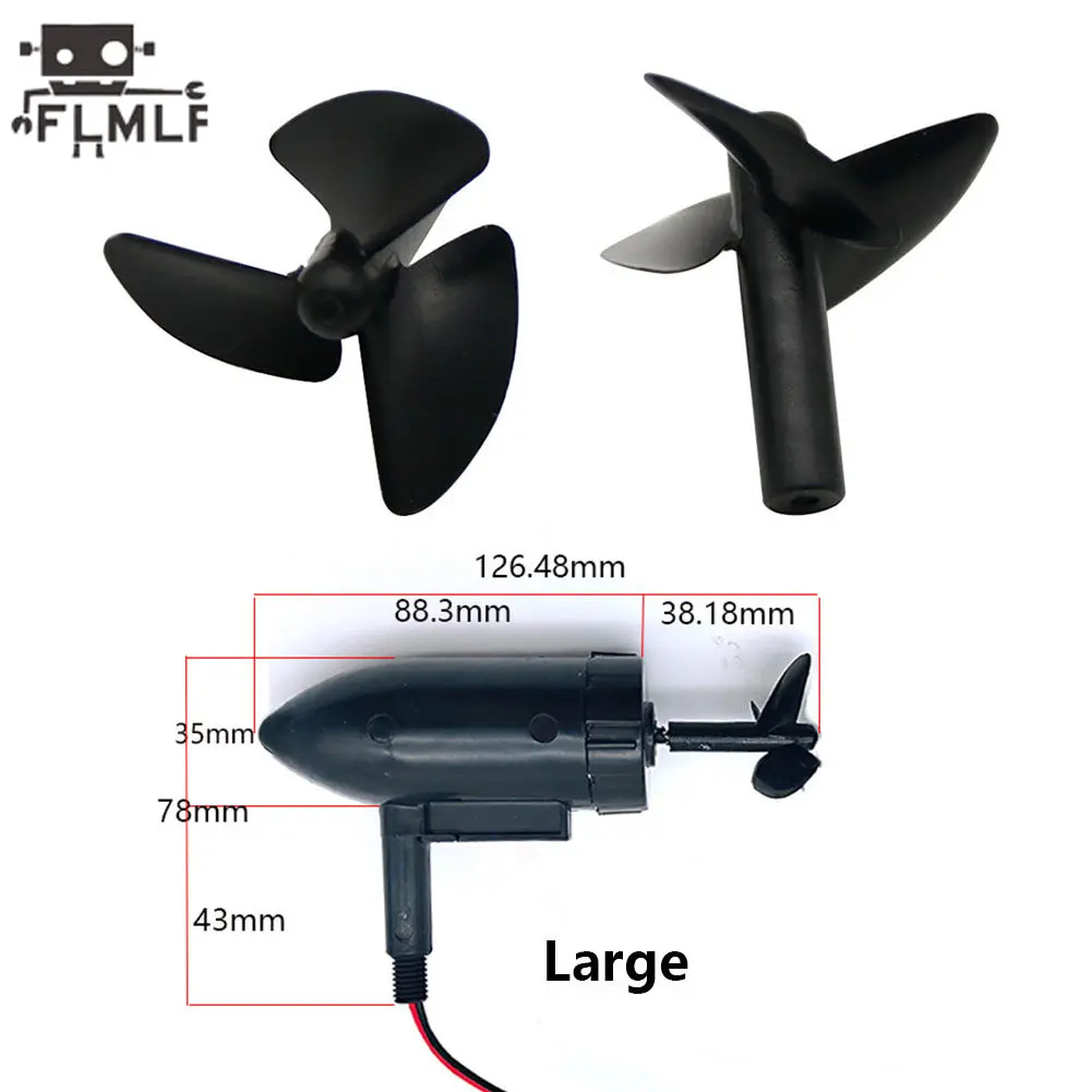Rc-Boat-3-blade-Propeller-for-RC-Fishing-Bait-Boat-Underwater-Thruster ...
