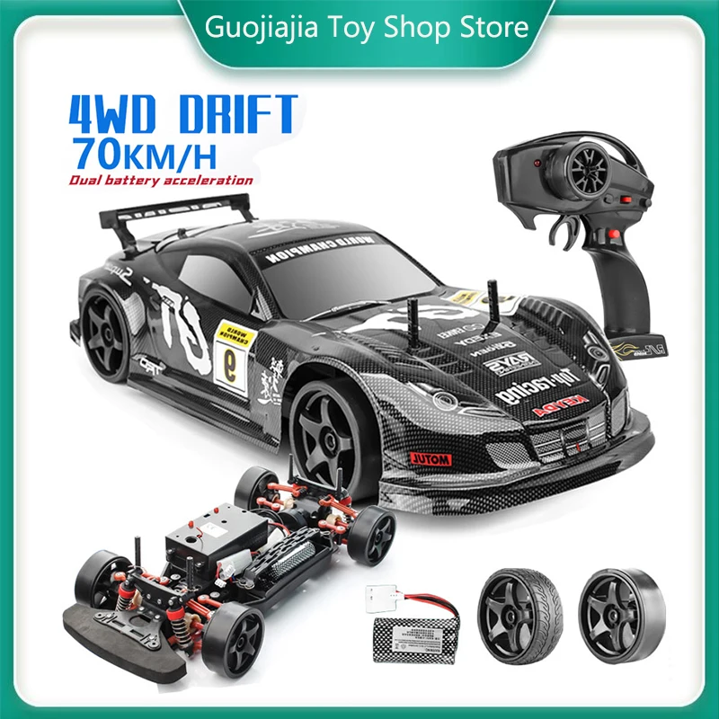 RC-70km-h-Remote-Control-Car-4wd-1-10-High-Speed-Drift-2-4g-Shockproof ...