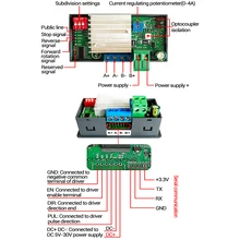 ZK-SMC02 ZK-SMC01 Drive integrated 42 57 stepper motor forward & reverse control driver angle ...