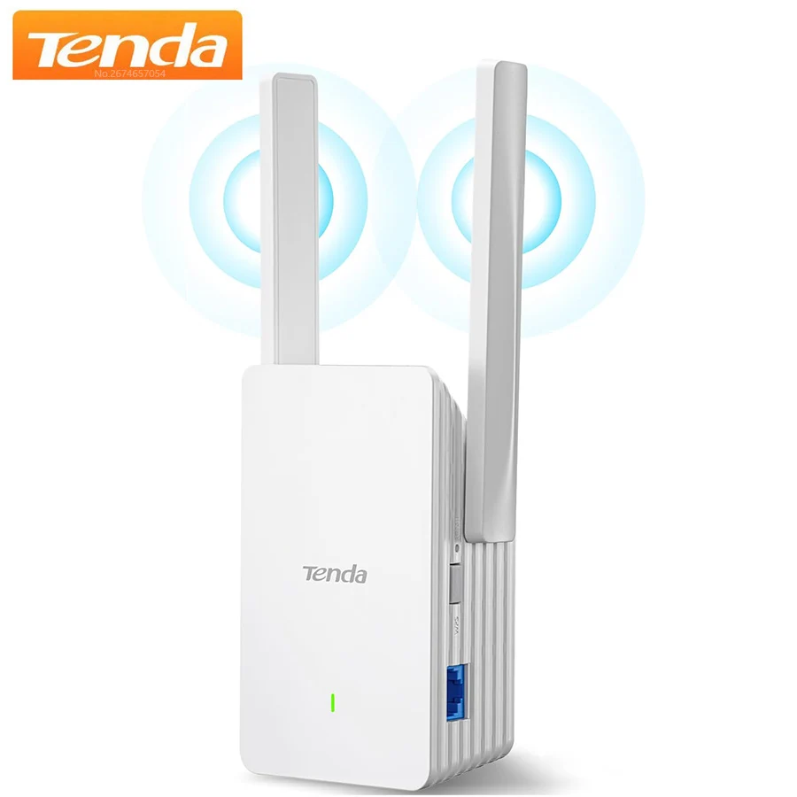 Tenda 1501Mbps WiFi6 Repeater A23 Extender 2.4/5GHz Dual Band Signal ...