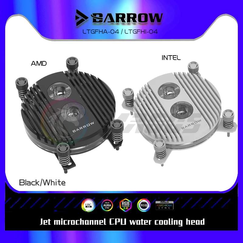 Barrow CPU Block Use For INTEL LGA115X 1200 1700 2011 /AMD Ryzen 3/5/7 ...