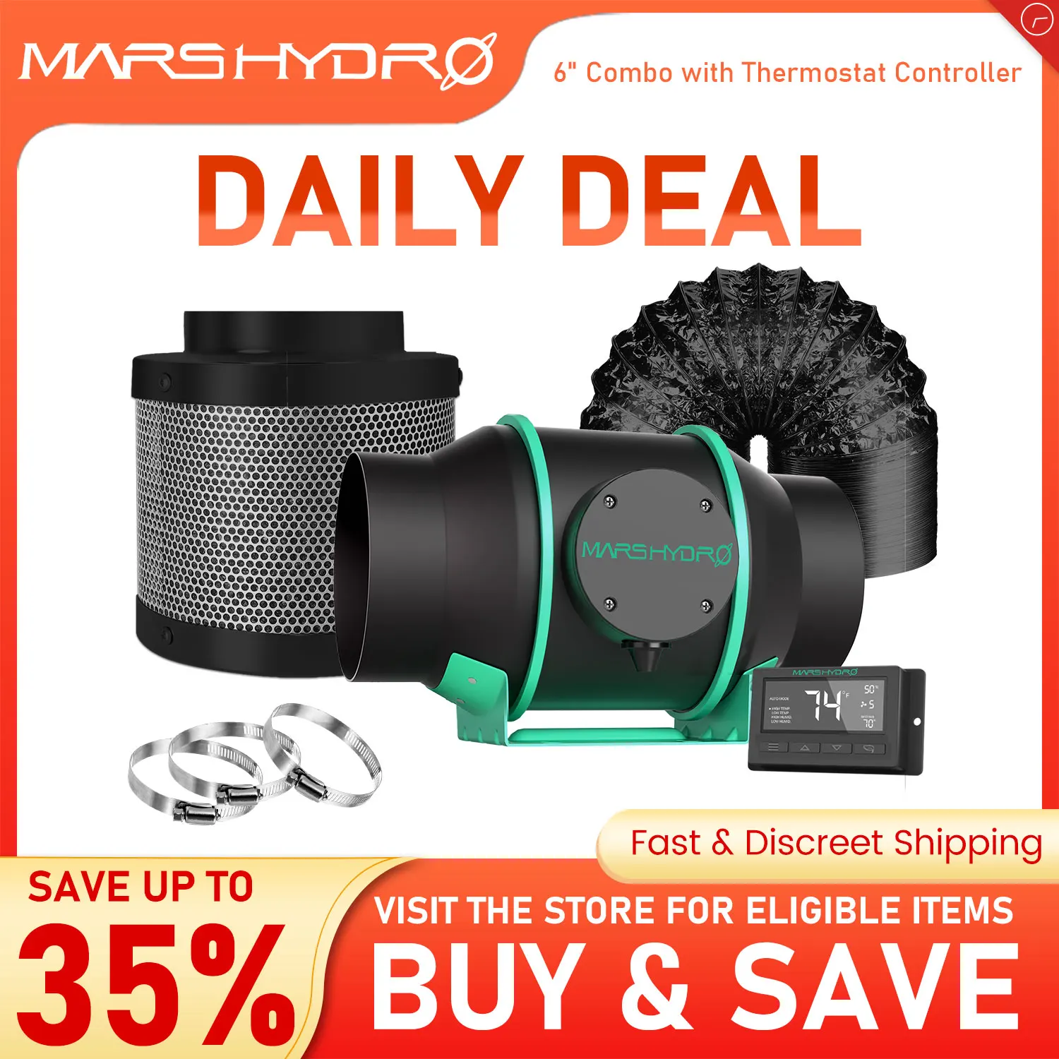 Mars-Hydro-4-6-Inline-Duct-Fan-Kit-Grow-Tents-Ventilation-System-With ...