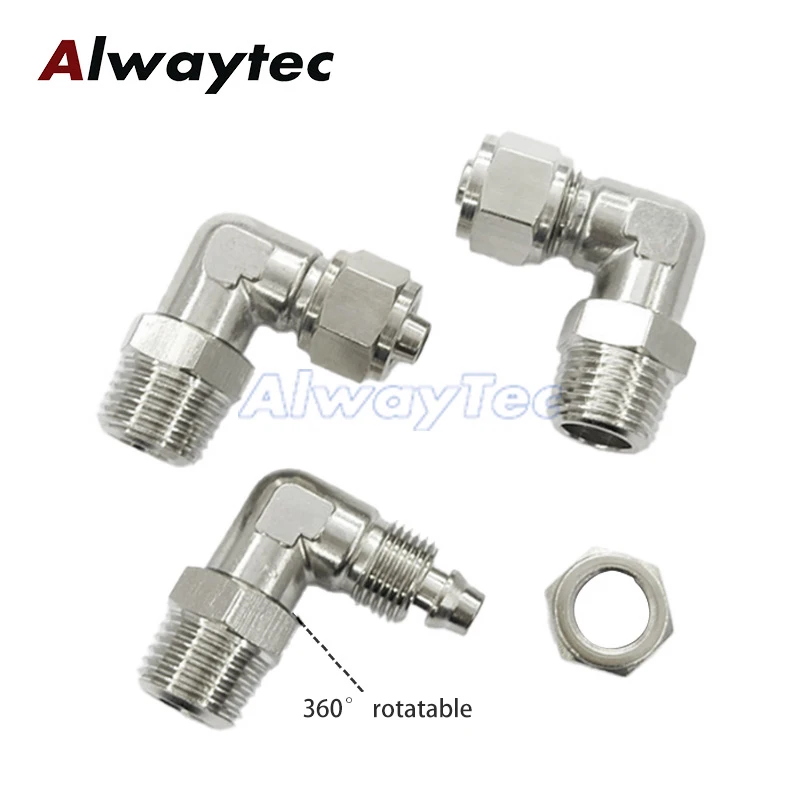 Male-Elbow-Pneumatic-External-Thread-Quick-connector-Fast-Joint-Tube ...