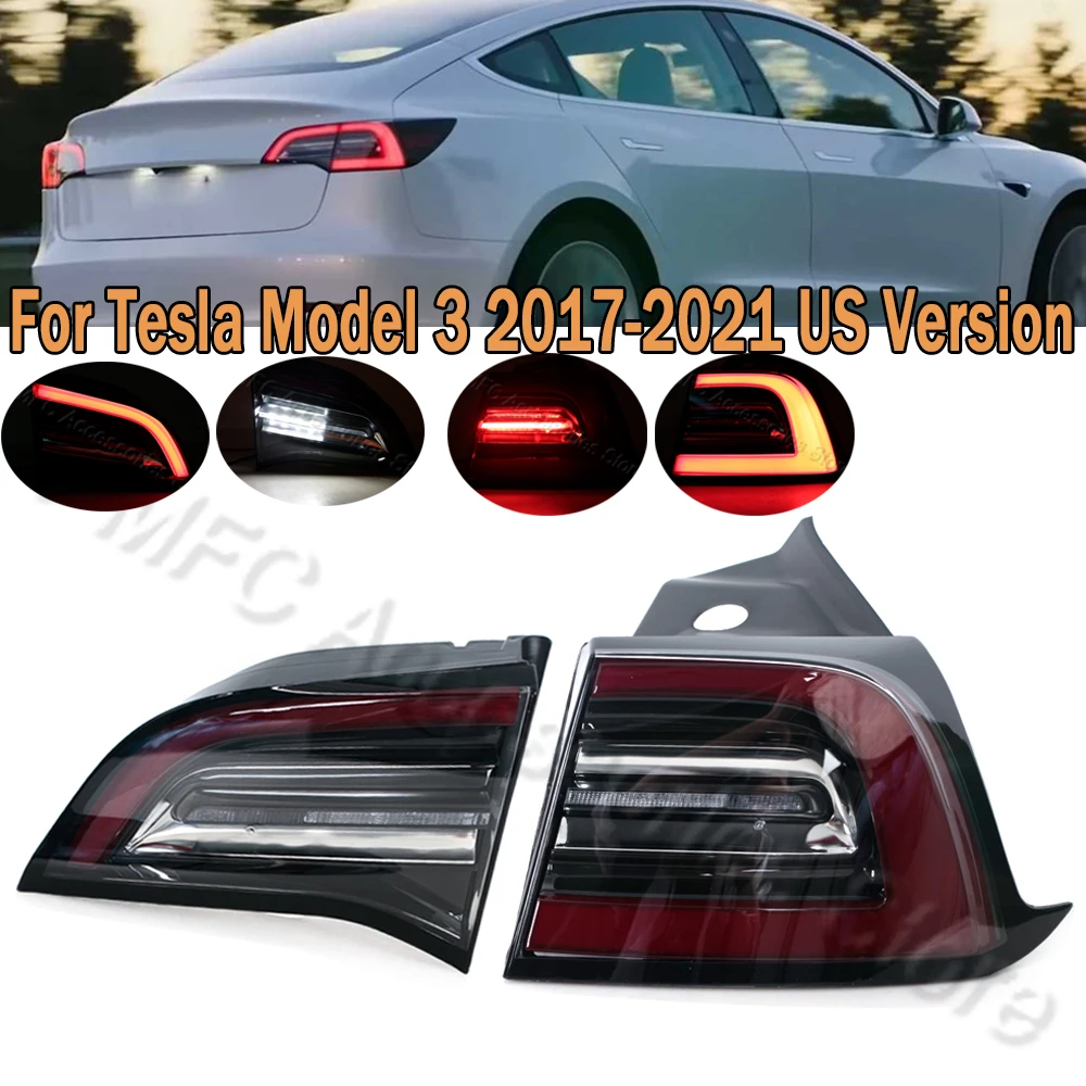 LED-Tail-Light-Assembly-Rear-Turn-Signal-Lamp-Fog-Brake-Lamp-For-Tesla ...