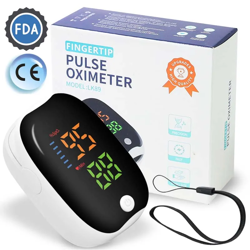 LK89-Finger-Pulse-Oximeter-Medical-Portable-blood-oxygen-oxymetre-Heart ...