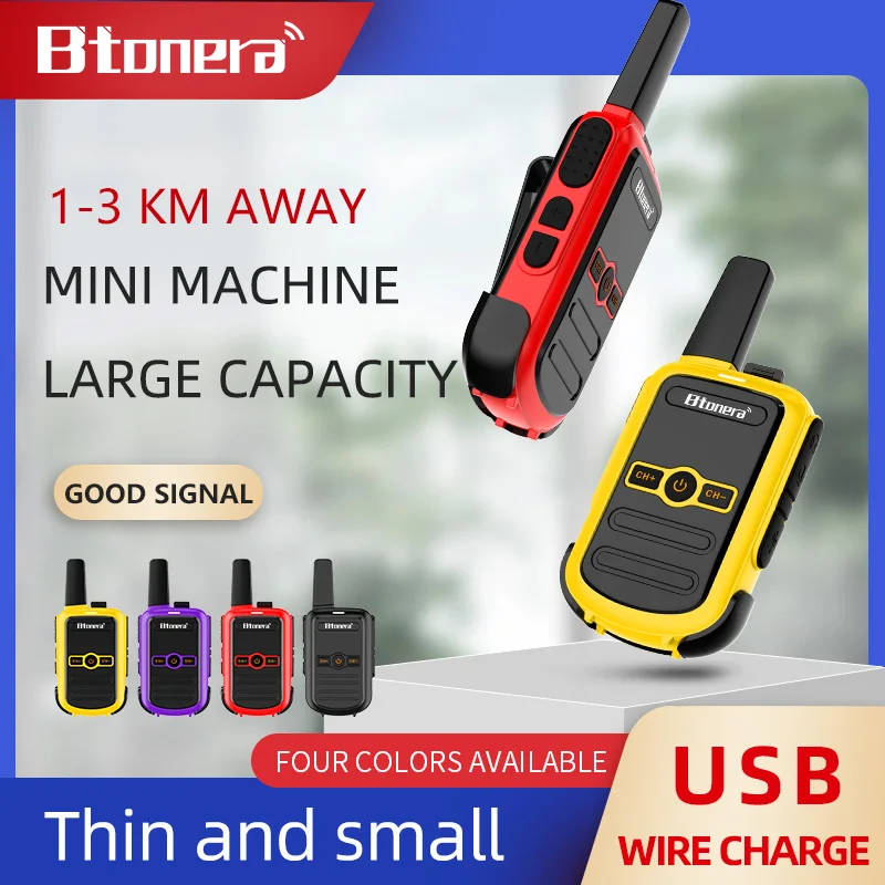 Mini Walkie Talkie Btonera BT-310 Portable Two Way Radio PMR FRS Radio ...