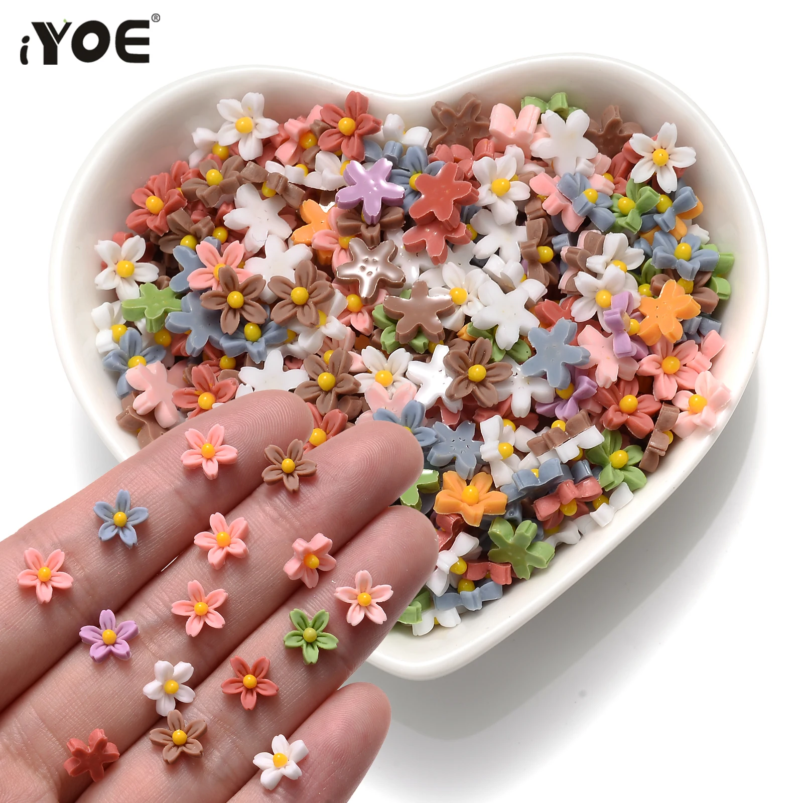 iYOE-100pcs-Lot-Flat-Back-Mini-Acrylic-Flower-Nail-Decoration-3D-Nail ...